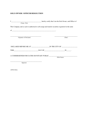 Fillable Online CERTIFIED CORPORATE SIGNING RESOLUTION Fax Email Print ...
