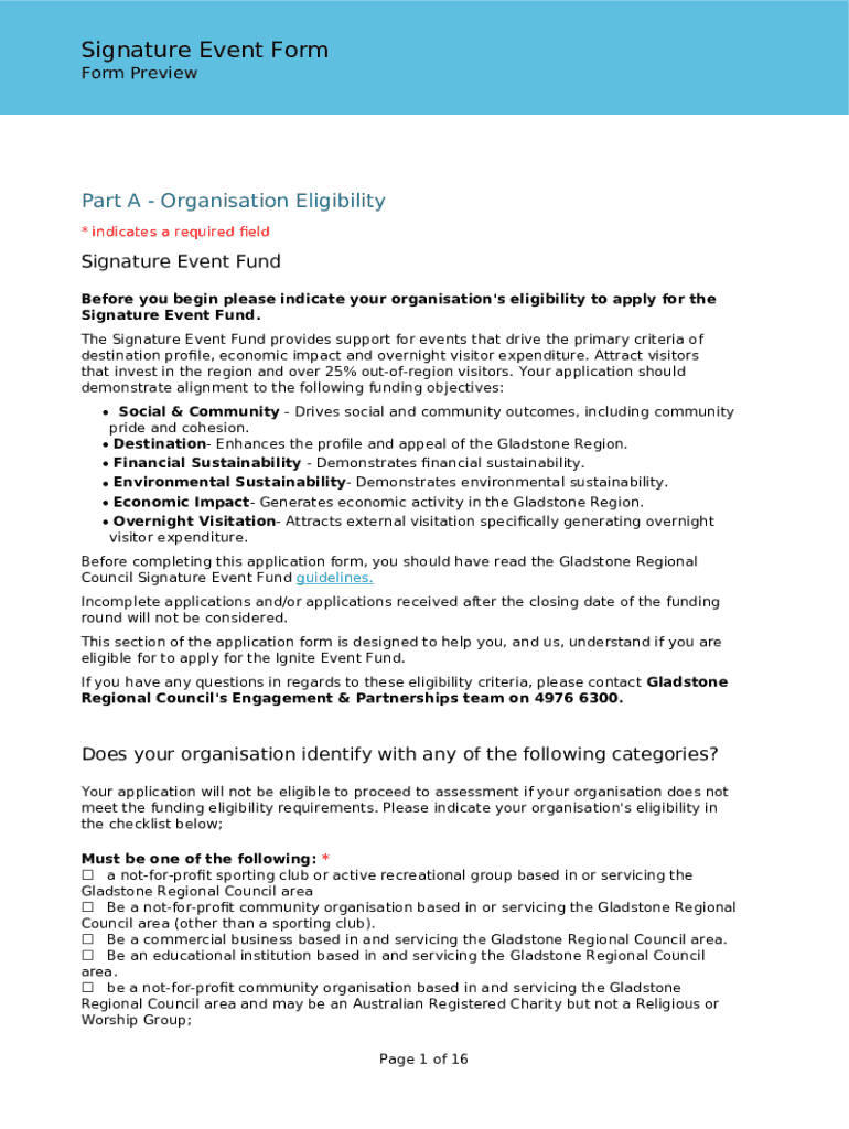 Fillable Online Signature Event Form Fax Email Print - pdfFiller