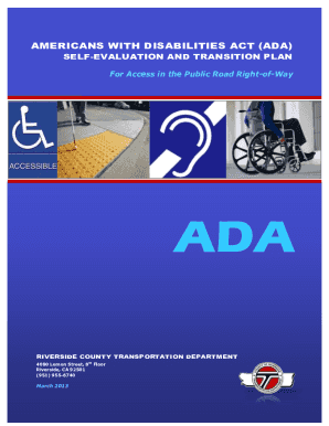 Fillable Online ADA Self-Evaluation & Transition Plan for RCTC Fax ...