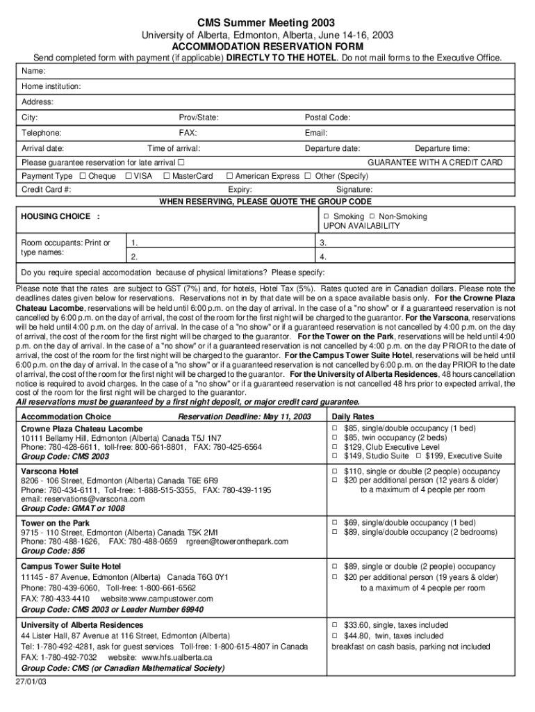 Fillable Online Event Space Booking Request Form Fax Email Print ...