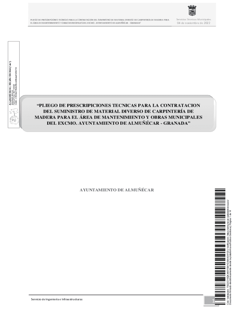 Completable En línea pliego de prescripciones tcnicas para el contrato de servicio Fax Email ...