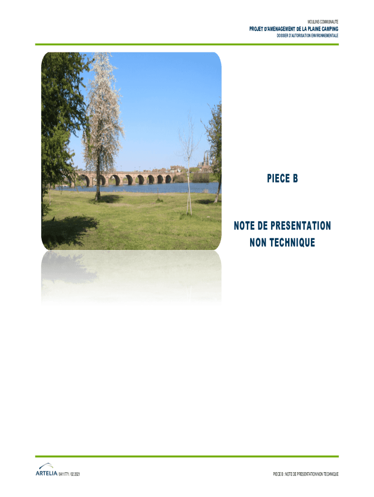 Remplissable En Ligne Tome 5 : Note de prsentation non technique du projet Fax Email Imprimer ...