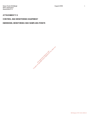 Fillable Online ATTACHMENT F5 - Emission Monitoring and Sampling Points ...