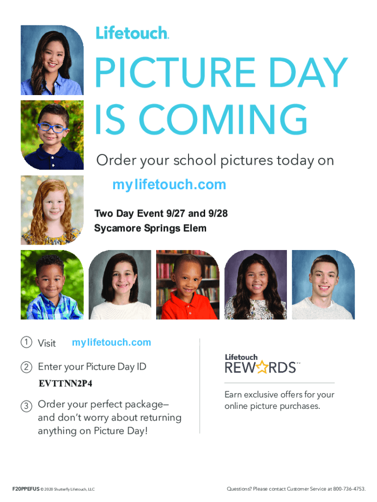 Fillable Online Lifetouch Picture Day & Portrait ID - Fax Email Print ...
