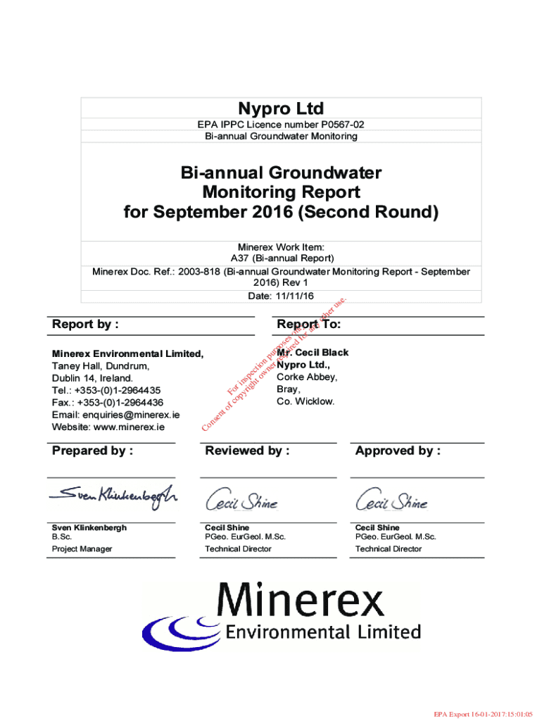 Fillable Online Demonstration of Two Long-Term Groundwater Monitoring ...
