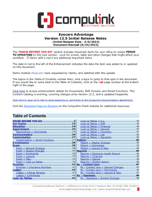 Fillable Online Eyecare Advantage - Compulink Fax Email Print - pdfFiller