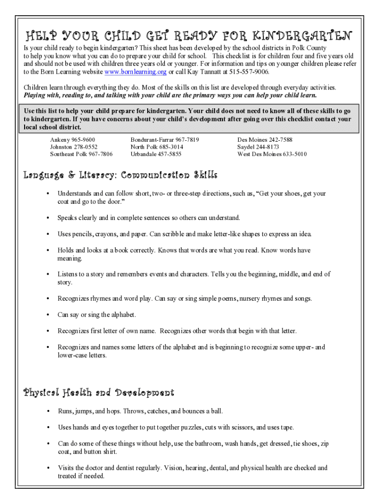 Fillable Online Readiness checklist.doc Fax Email Print - pdfFiller