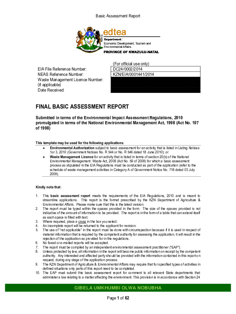 Fillable Online Waste Management Licence for an activity that is listed ...