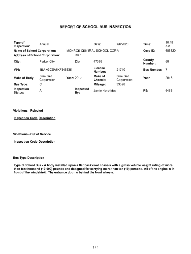 Fillable Online secure in 2021-School-Bus-Inspection-Manual.pdf Fax ...
