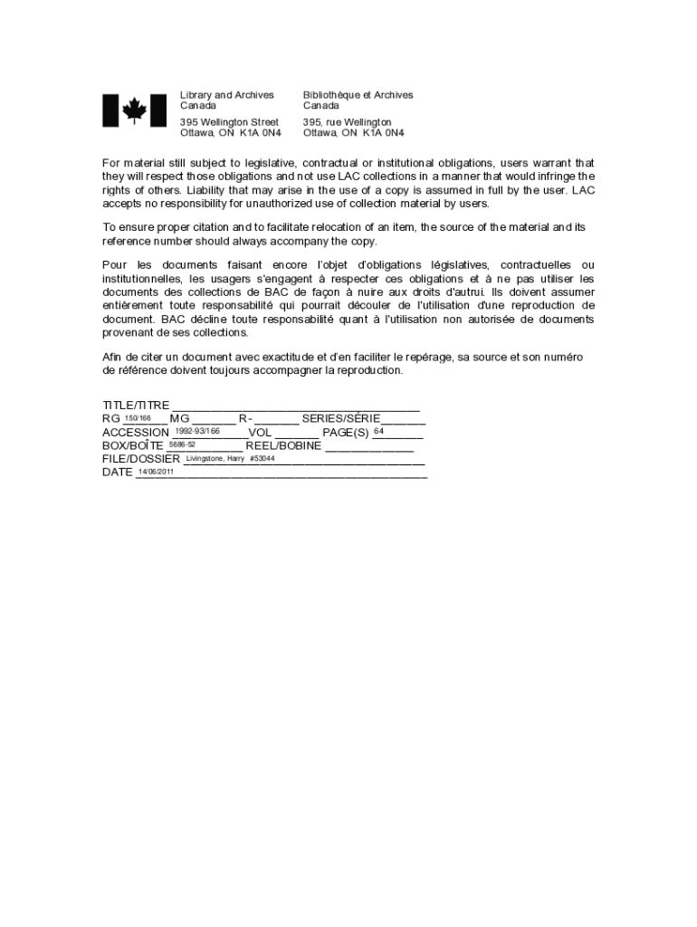 Fillable Online Library and Archives Canada 202223 Fax Email Print - pdfFiller