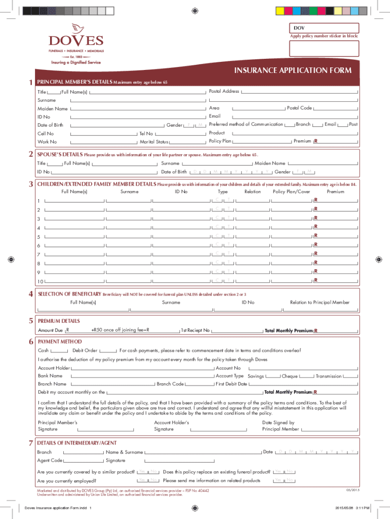 Fillable Online Doves Funeral Services Fax Email Print - pdfFiller