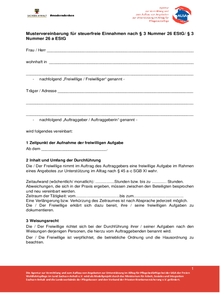 Ausfüllbar Online 3 Nummer 26 a EStG Fax Email Drucken - pdfFiller