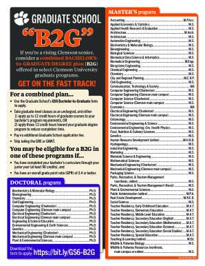 Fillable Online media clemson form to apply: https://bit.ly/GS6-B2G GET ...