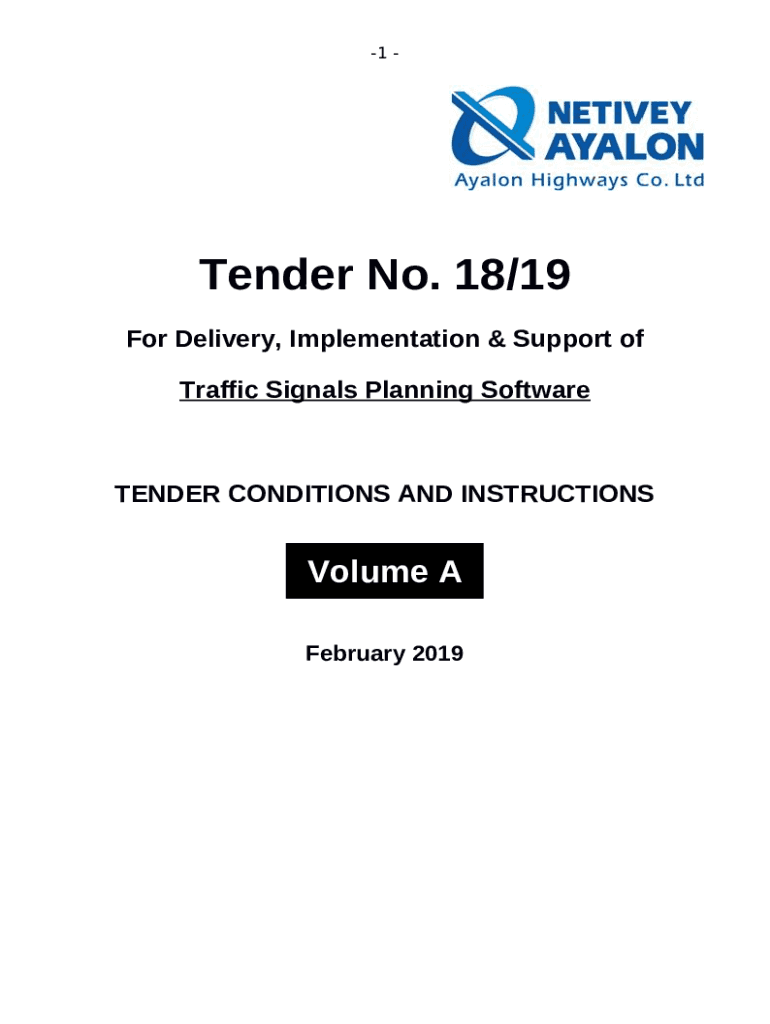 Tender No. 18/19 For Delivery, Implementation & Support ... Doc ...