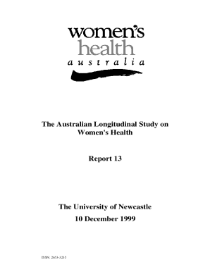 Fillable Online alswh org Australian Longitudinal Study on Women's Health Fax Email Print ...