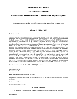 Remplissable En Ligne Extrait du procs verbal Faxer Email Imprimer - pdfFiller