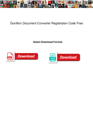 Fillable Online Doxillion Document Converter Registration Code Free. Doxillion Document ...