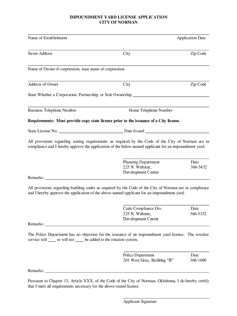 Fillable Online Vehicle impoundment from a suspended driver's licence ...