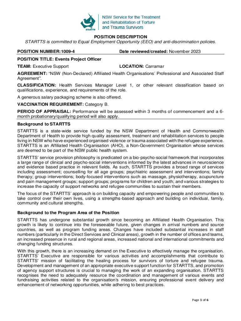 Fillable Online POSITION NUMBER: 1009-4 Fax Email Print - pdfFiller