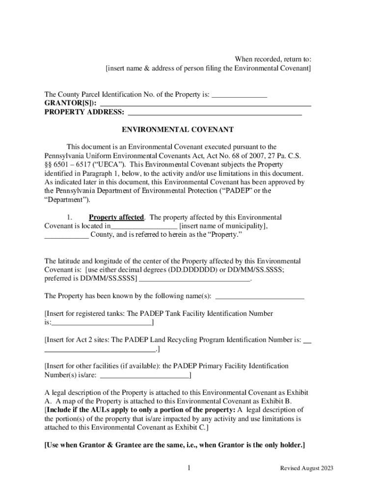Fillable Online files dep state pa My property deed was recorded in my ...