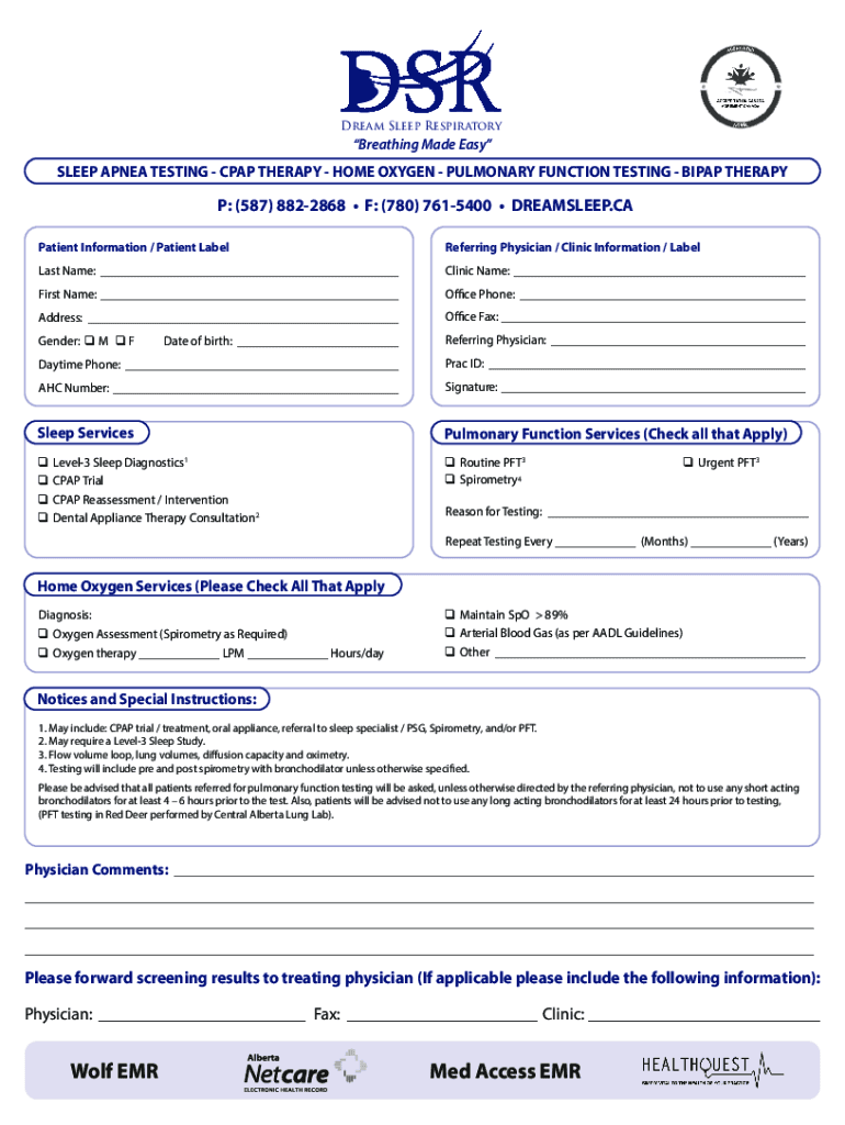 Fillable Online DSRSA&PR Patient Requisition Form.indd Fax Email Print - pdfFiller