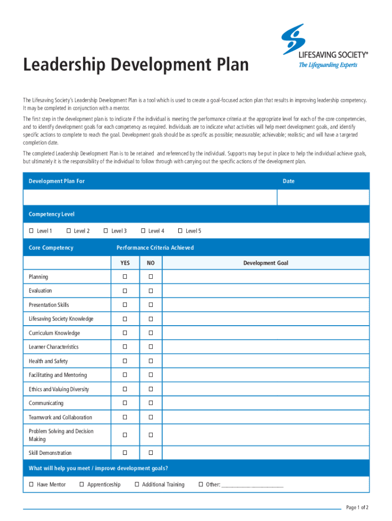 Fillable Online 5 Steps to Creating a Successful Leadership Development ...