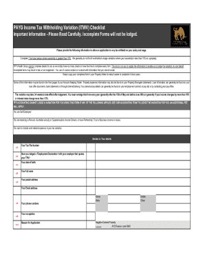 Fillable Online PAYG Income Tax Withholding Variation ... - PFP Wealth ...