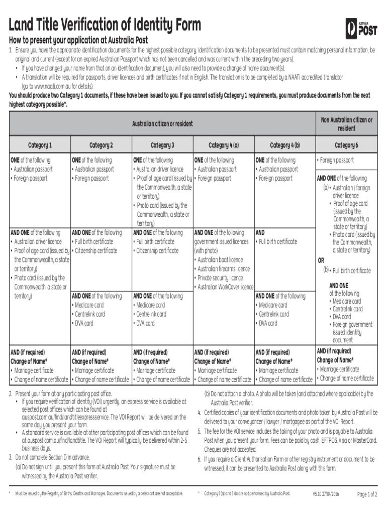 Fillable Online Fillable Online Land Title Identity Verification Form fillable-online-fillable-online-land-title-identity-verification-form