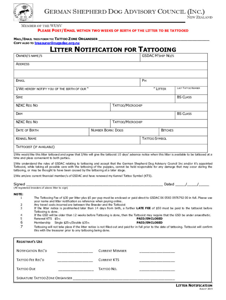 Fillable Online SV Rules for Breeders and Breeding by Fred Lanting Fax ...