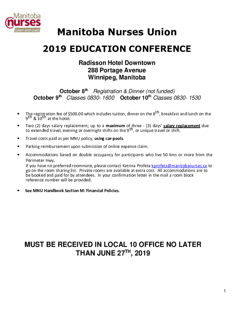 Fillable Online Manitoba Nurses Union Endorse NDP Plan for Nurses Fax ...