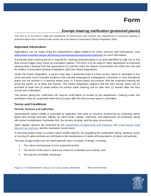 Clearance application s Doc Template | pdfFiller