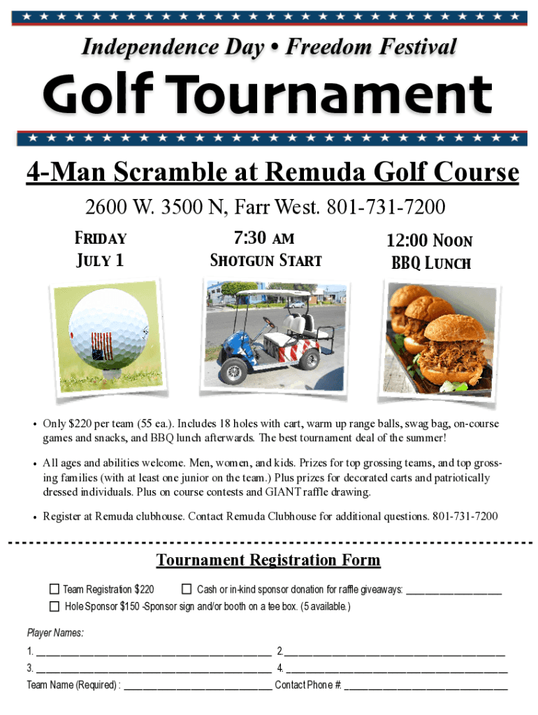 Fillable Online Remuda Golf Course and Driving Range. Best golf in ...