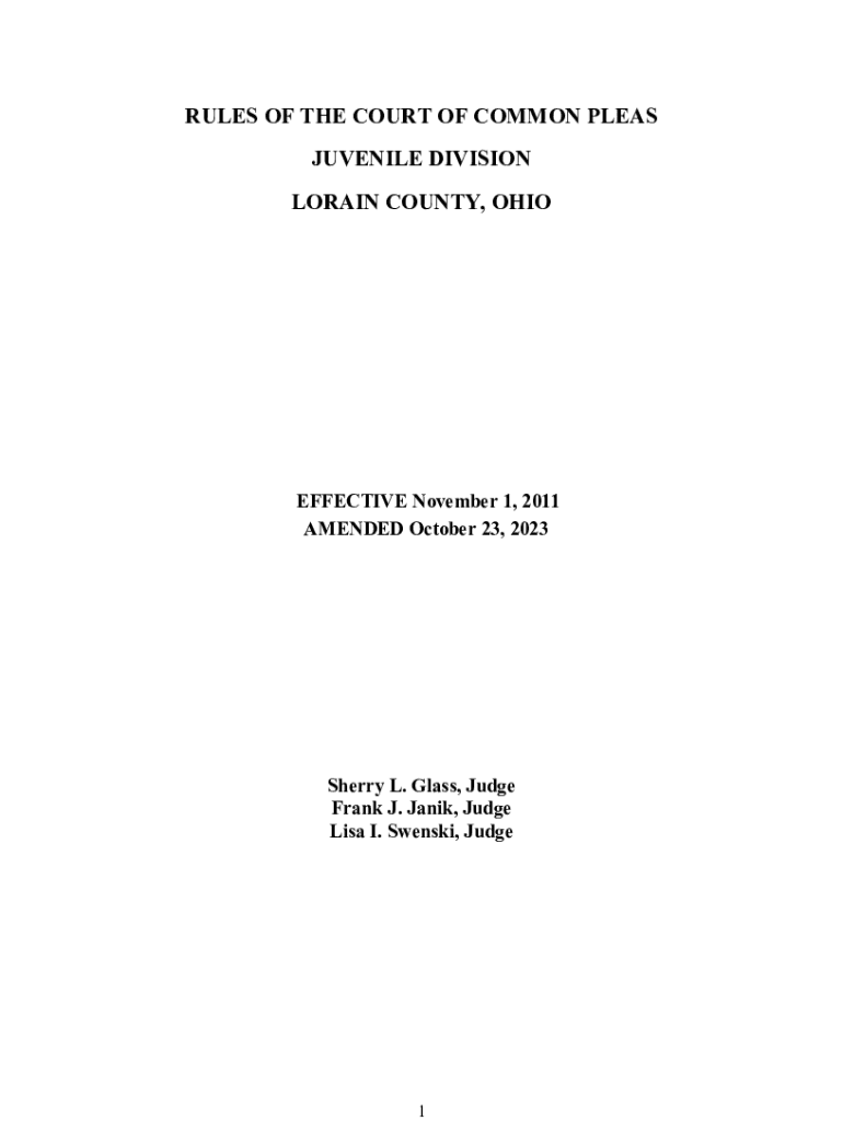 Fillable Online Frank Janik, Administrative Judge Judge Sherry Glass ...