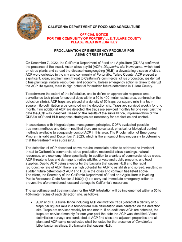 Fillable Online APHIS Clarifies Recent Changes to Its Quarantine Areas ...