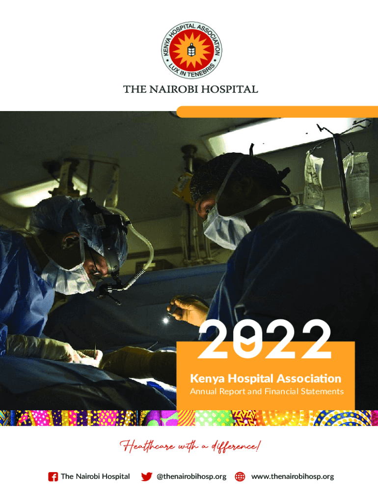 Fillable Online Kenya Hospital Association Medical Center Service ...