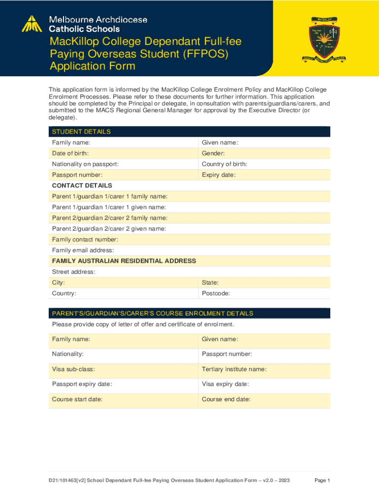 Fillable Online Dependant-Full-Fee-Paying-Overseas-Students-FFPOS ...
