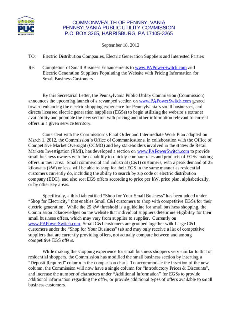 comments - nrg energy inc - Pennsylvania Public Utility ... Doc Template | pdfFiller