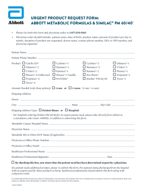 Fillable Online Sample Request FormAbbott Canada Fax Email Print ...