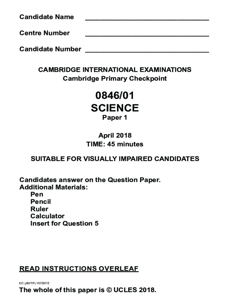 Fillable Online 82745-science-specimen-paper-1.pdf Fax Email Print ...