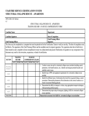 Fillable Online South Jordan City Fire Department Fax Email Print ...