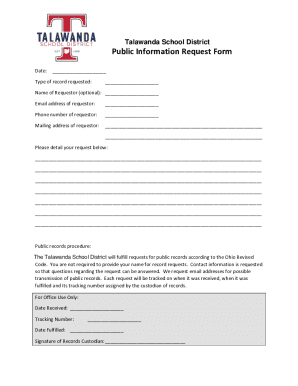 Fillable Online Public Request Form-TSD.pdf Fax Email Print - pdfFiller