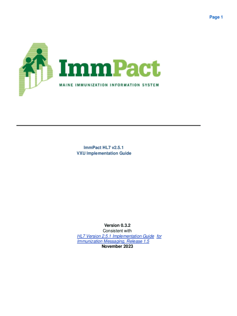 Fillable Online HL7 Version 2.5.1 Implementation Guide for - AIRA Repository Fax Email Print ...