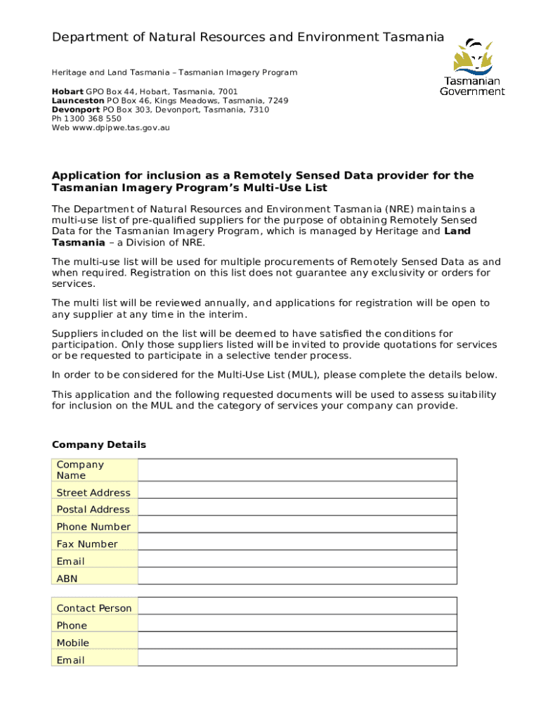 RSD Application Doc Template | pdfFiller