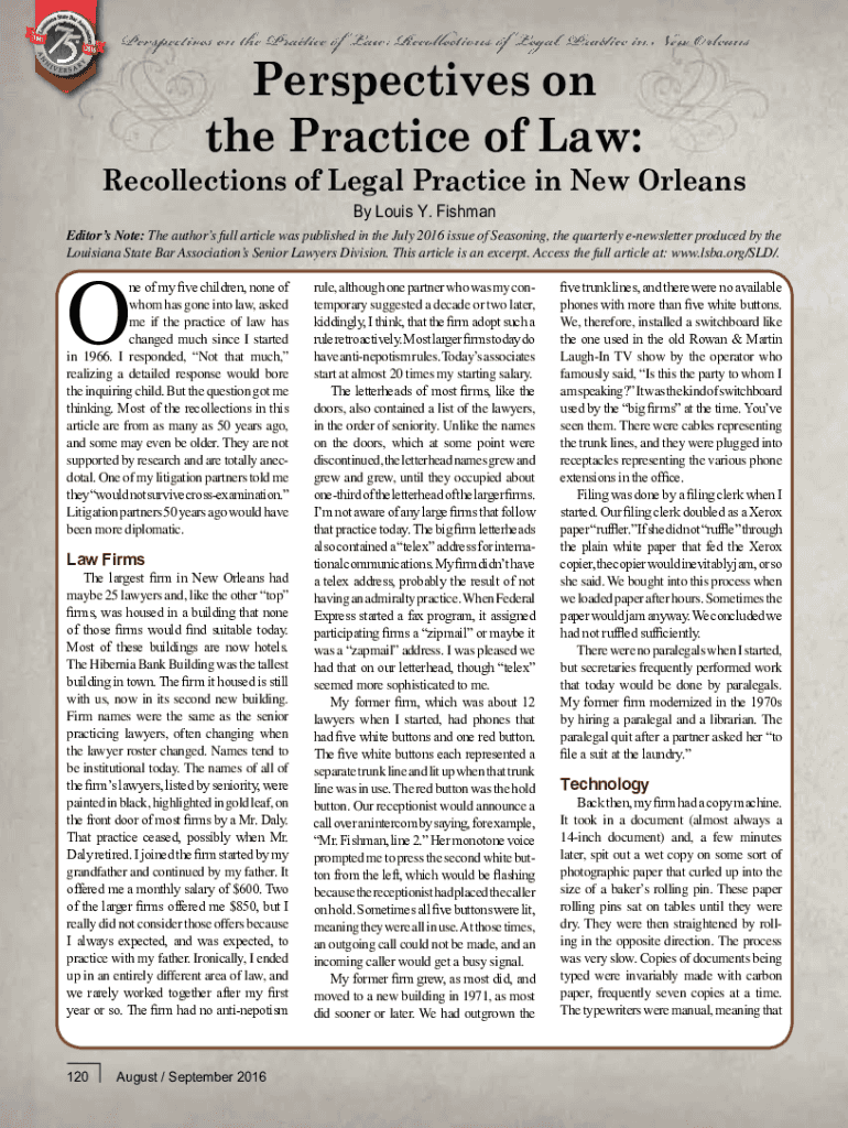 Fillable Online Attorney Louis Y. Fishman Fax Email Print - pdfFiller