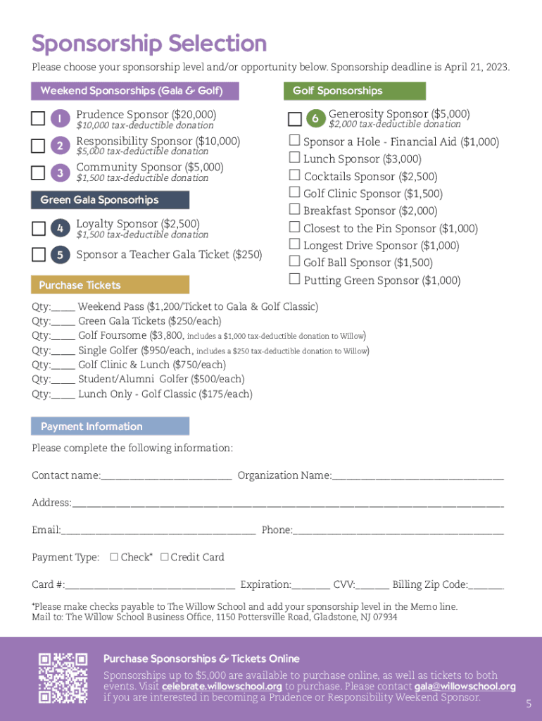 Fillable Online Chive Charities 10th Annual Green Gala - Back to the ...