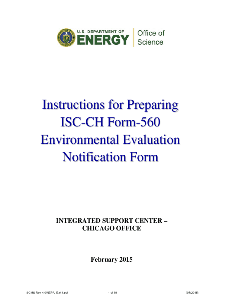 Fillable Online INSTRUCTIONS FOR PREPARING ISC-CH Form-560 Fax Email ...