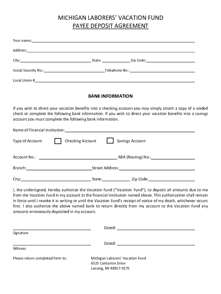 Fillable Online LIUNAMichigan Laborers District CouncilWe're building a ...