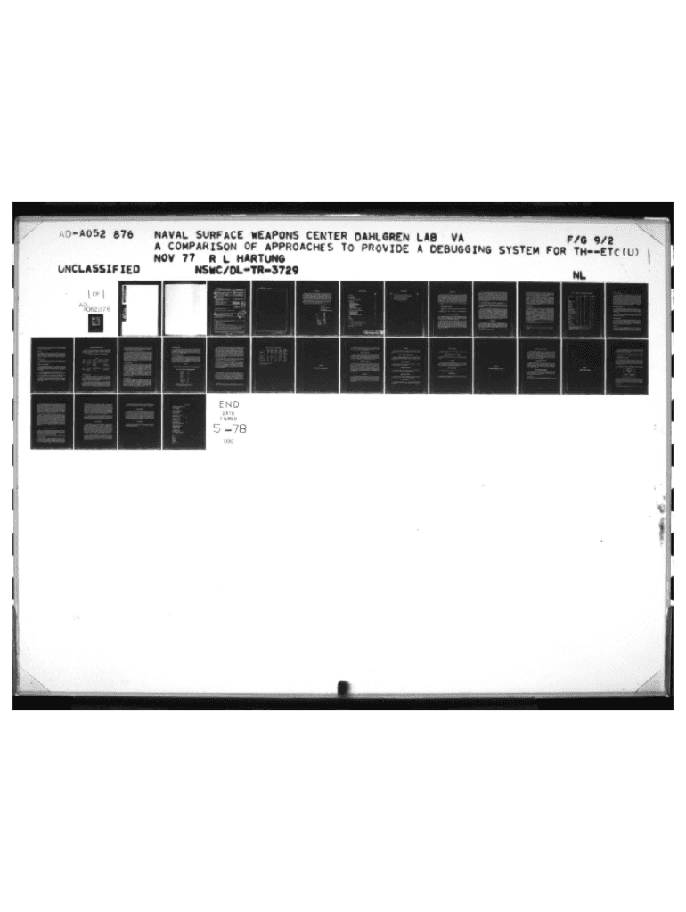Fillable Online A Comparison of Approaches to Provide a Debugging ... Fax Email Print - pdfFiller