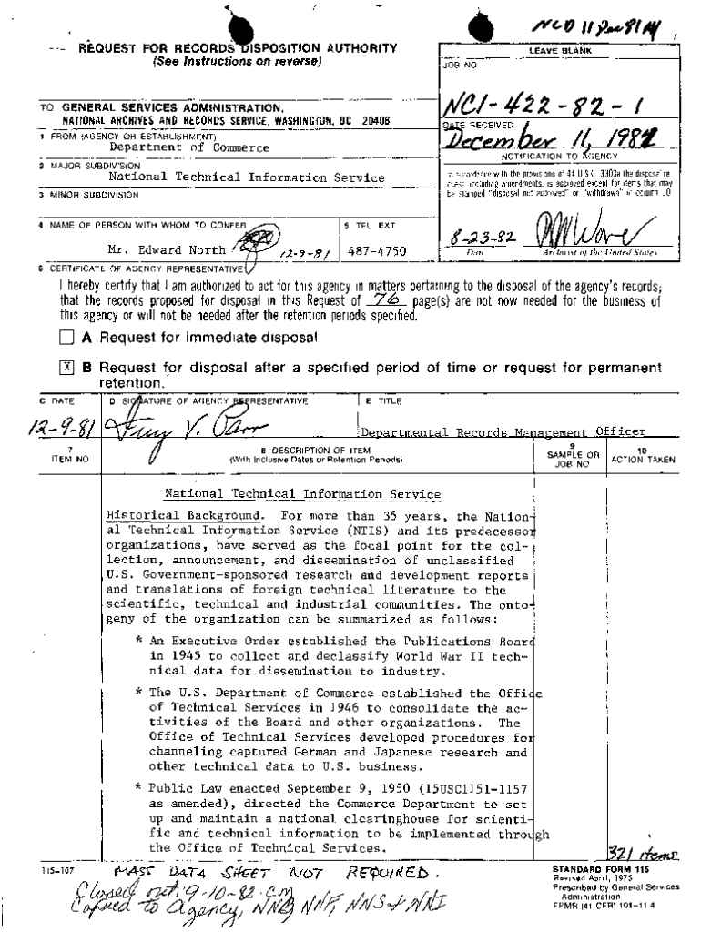 Fillable Online General Records Schedules (GRS) Fax Email Print - pdfFiller