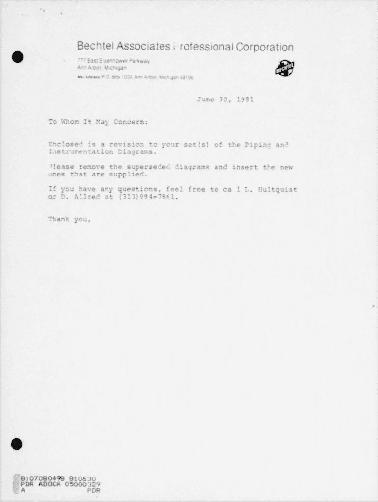 Fillable Online Forwards 82 revised P&IDs,per Revision 25 to FSAR ...